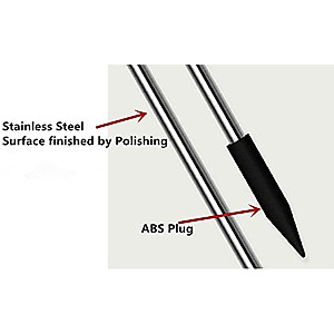 OPDENK Solar Powered Waterproof LED Path Light Simulation Rose Stake Light with 6 Flowers/Pack Outdoor Landscape Lawn Lamp for Garden Home Decoration Patio Yard (Red)