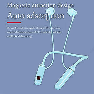 #7jK572 Bluetooth Headphones Bluetooth 5 0 Wireless Earbuds Sports in-Ear Earphones W/Mic HiFi Stereo Deep Bass Headsets Magn