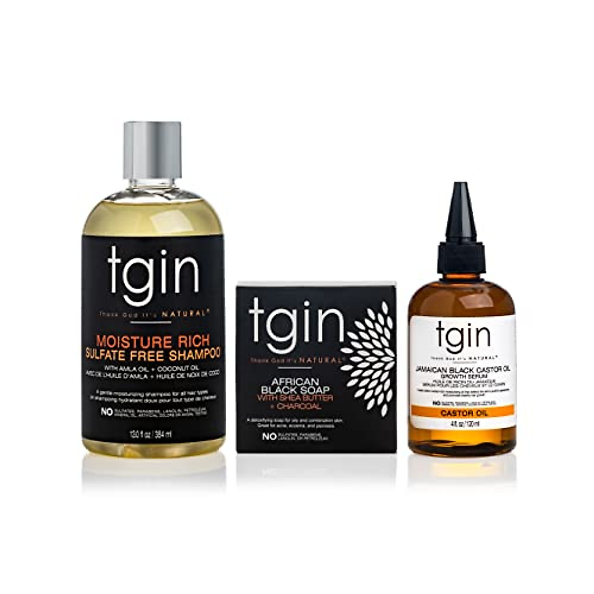 Thank God It's Natural tgin Jamaican Black Castor Oil, Hair & Body Serum - 4oz