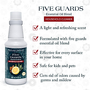 Natural Riches Household Cleaner Concentrate Five Guards from The Tales of French stories of Thieves Essential oil blend household cleaner - 16 fl oz