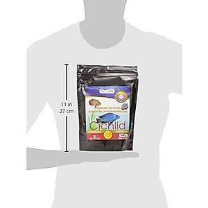 Northfin Premium Cichlid Fish Food - Nutrient-Rich, Color-Enhancing, Slow-Sinking Pellets for Vibrant, Healthy Aquarium Fish - 100g/250g/500g/1kg/2.5kg