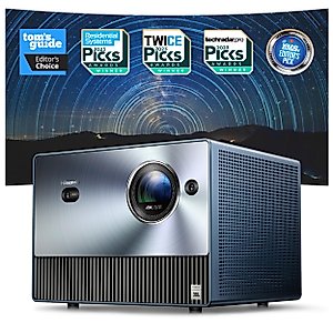 Hisense C1 4K UHD Triple Color RGB Laser Portable Mini Projector, up to 300", Viddà OS, Dolby Vision HDR10, 110% BT.2020 Color Gamut, 20w JBL Sound, Netflix, Auto Keystone Correction, MEMC
