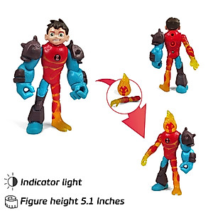 Toysvill Protector of Earth Action Figures - 8 Figurines Set (Four Arms, Jetray, Overflow, Heatblast, Armored Cannonbolt, Humungousaur, Ben Tennyson, Bashmouth)