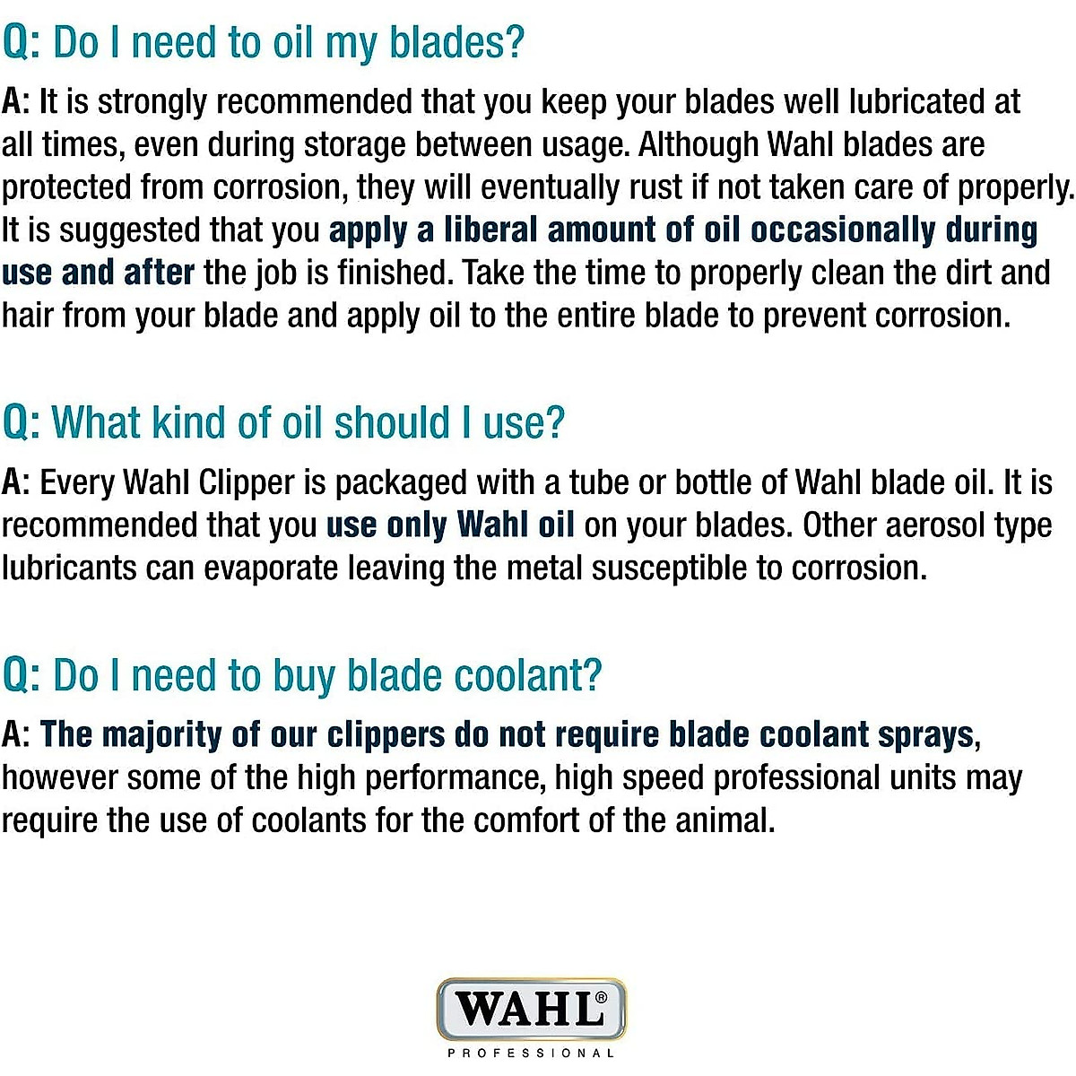 Wahl Professional Animal Competition Series Detachable Blade - 15/64-Inch Cut Length, 5F Full Coarse (2372-100)