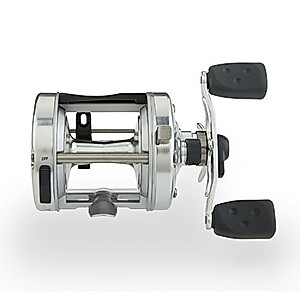 Abu Garcia 6500 Ambassadeur S Round Baitcast Fishing Reel Black, AMBS-6500- 255yd/17Lb