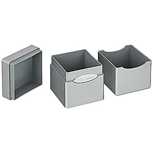 Ultra Pro Deck Box Satin Tower: Metallic Silver