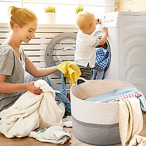 Large Cotton Rope Basket