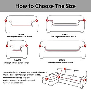 Foreate Stretch Velvet Sofa Slipcover Non-Slip Couch Covers for Loveseat/3 Cushion/4 Cushion Sofa/L Shaped Sofa, Sofa Protector from Kids and Pets with Elastic Bottom, Washable, Green