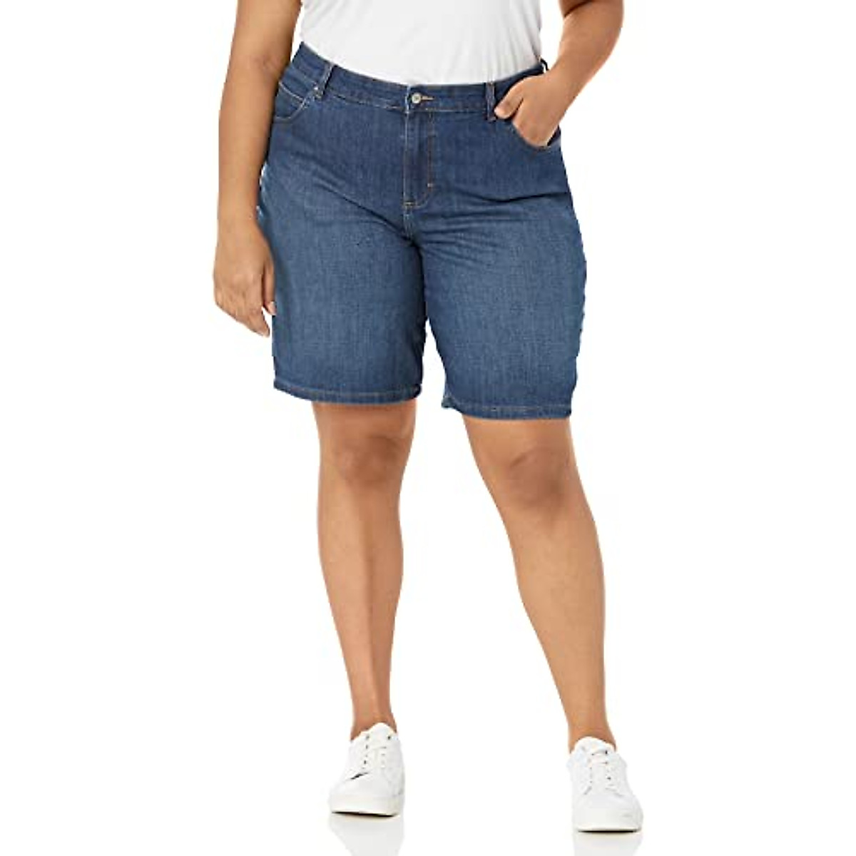 Lee Women's Size Relaxed-fit Bermuda Short, Journey, 22 Plus