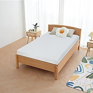 5 Inch Twin Mattress for Kids, Medium Firm Mattress, Gel Memory Foam Mattress, Cool to Sleep and Pressure Relief, Certipur-Us Certified, Memory Foam Mattress, Twin Size Mattress in a Box