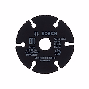 Bosch Carbide Multi Wheel Cutting Disc (for Multi Material, Ø 50 mm, Accessories for Bosch Easy Cut & Grind)