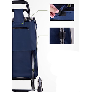 Shopping Cart Bags/Trolley Replacement Bag Oxford Cloth Waterproof Storage Bag 38L(Size:33x20x66Cm).
