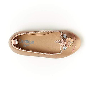 OshKosh B'Gosh girls Perl Ballet Flat, Blush, 7 Toddler US