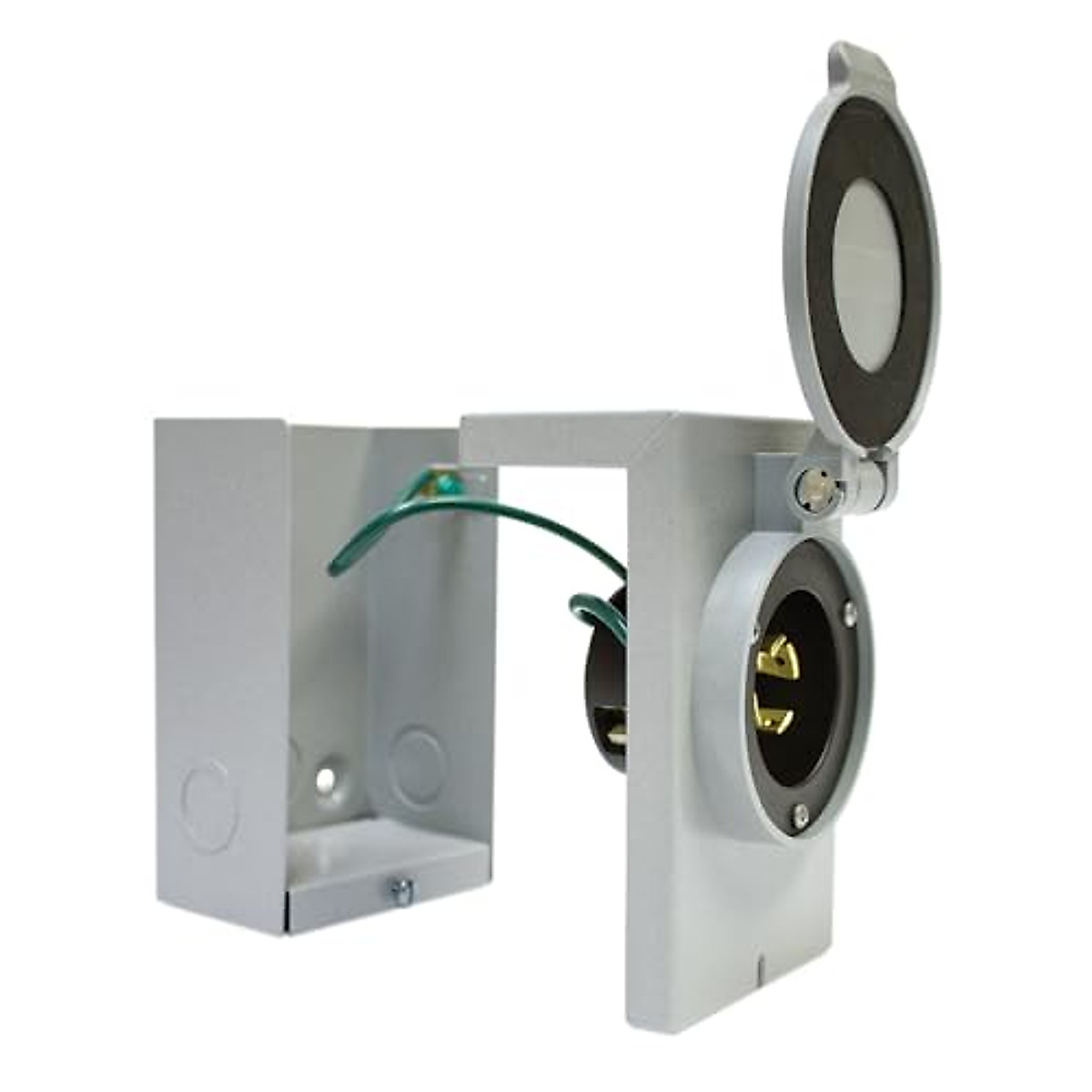 Reliance Controls Corporation PB20 20-Amp NEMA 3R Power Inlet Box for Generators Up to 5,000 Running Watts,Gray