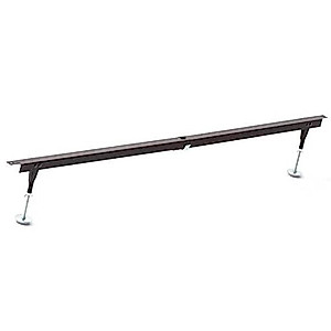 W. Silver Products Heavy Duty Steel Bed Slat, Bed Frame Center Support System, Adjustable Height/Width for Twin, Full and Queen, Universal, Prevents Mattresses and Box Springs from Sagging (1 Pack)