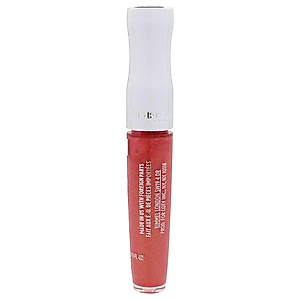 Rimmel Stay Glossy Lip Gloss - Non-Sticky and Lightweight Formula for Lip Color and Shine - 640 All Day Seduction, .18oz