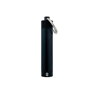 ONGROK Premium Storage Tube, Keychain, Pocket-Sized, Airtight, Aluminum Metal Holder and Case (Black)