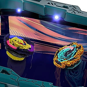 Beyblade Burst QuadStrike Light Ignite Battle Set, with Beyblade Stadium, 2 Spinning Tops, and 2 Beyblade Launchers, Toys for 8 Year Old Boys & Girls & Up (Amazon Exclusive)