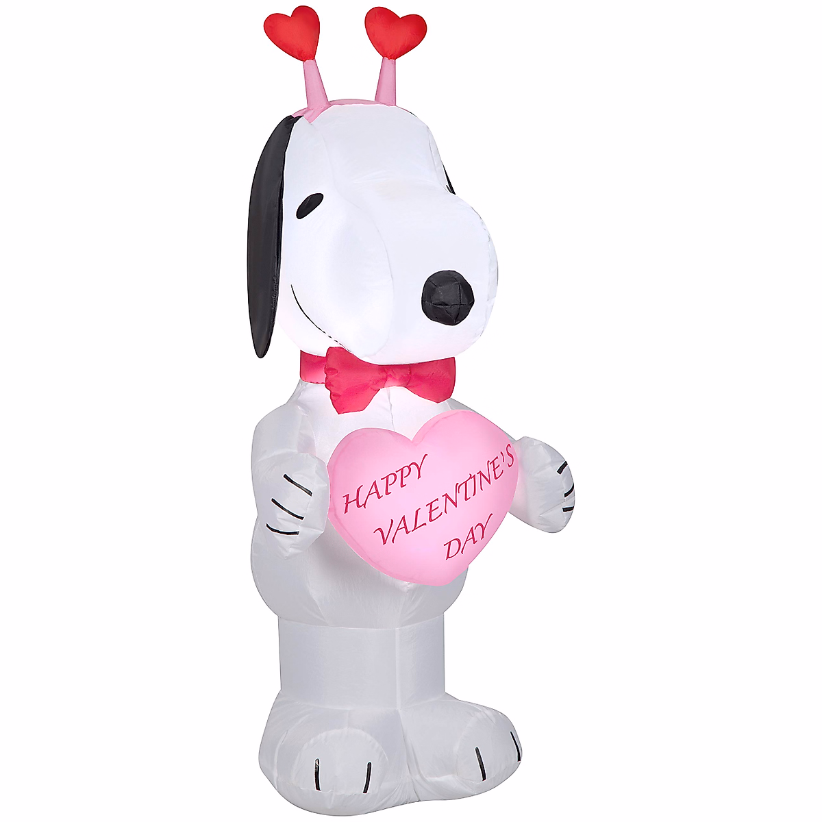 Gemmy Airblown Inflatable Valentine Snoopy, 3.5 ft Tall, Pink