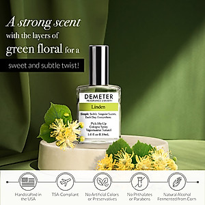DEMETER Linden, 1 oz Cologne Spray, Perfume for Women