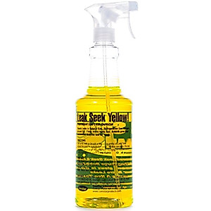 ComStar Leak Bubbles Yellow HVAC & Gas Detector, Fastest-Acting Leak Detector in Today's Market - Safe, Non-Corrosive, Long-Lasting Bubbles, Detects Micro Leaks, Made in USA, 1 Quart Spray (90-204)