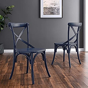Modway Gear Chair, Midnight Blue