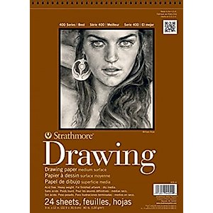 Strathmore (400-1 400 Series Drawing Pad, Medium Surface, 4"x6", 24 Sheets