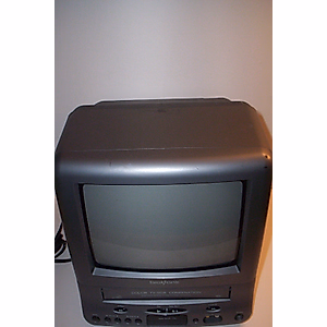 Broksonic TV/ VCR 9" Combo Black