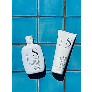 Alfaparf Milano Semi di Lino Diamond Illuminating Shampoo and Conditioner Set - Sulfate Free Shampoo and Conditioner for Color Treated Hair - Adds Brilliant Shine and Softness