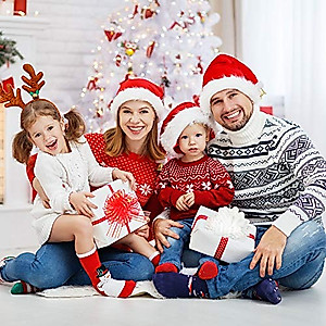 Pull Bow Large Organza Wrapping Pull Bow with Ribbon for Wedding Gift Baskets, 6 Inches Diameter Multicolor (14 Pieces)