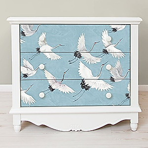 NuWallpaper NU2680 Halcyon Peel & Stick Wallpaper, Blue