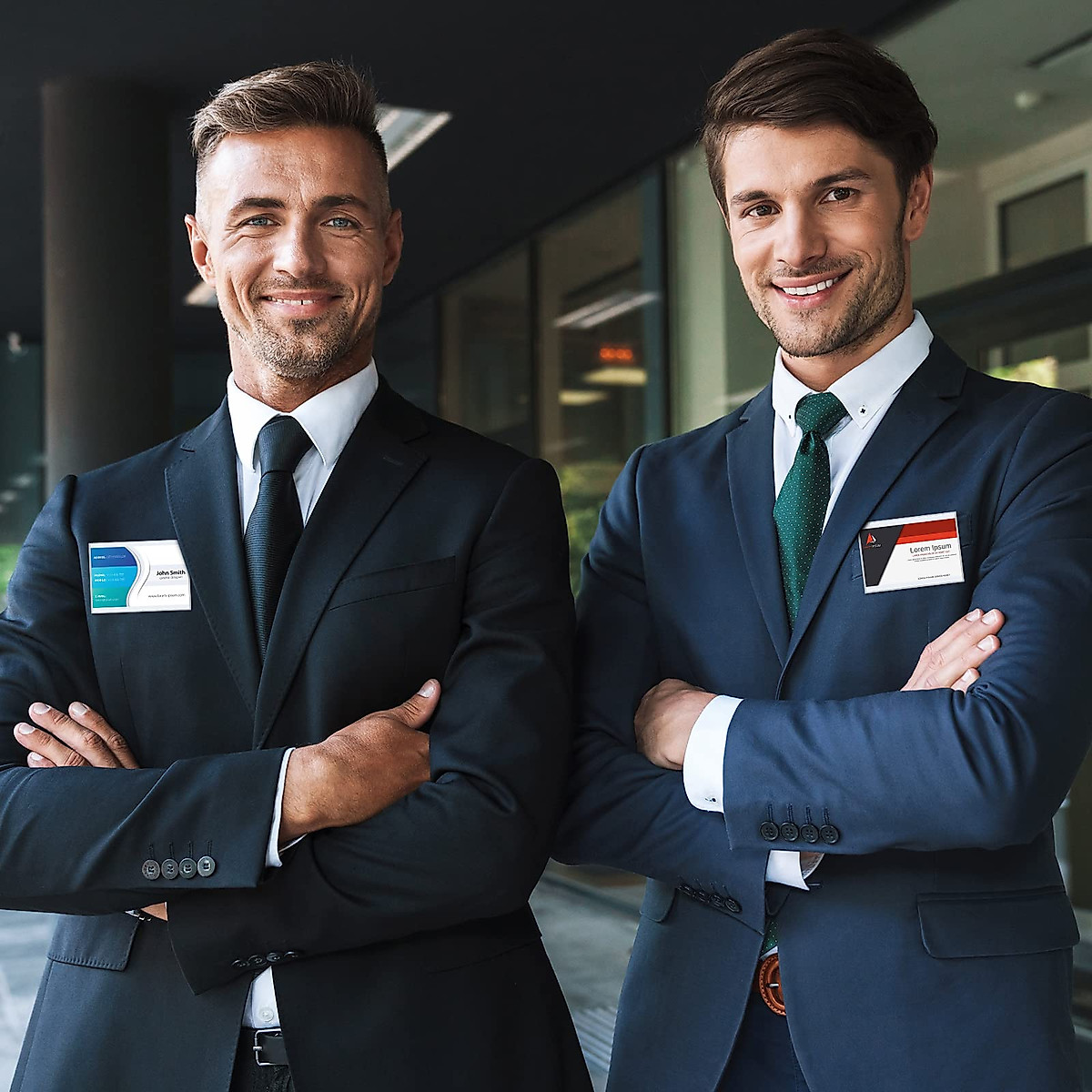 200 Pcs Pin Style Name Badge Holders ID Name Tags with Pins Clear Plastic Badge Holder with Inserts ID Card Plastic Name Badge Sleeve, 2.44 x 3.58 Inch (Silver Clip)