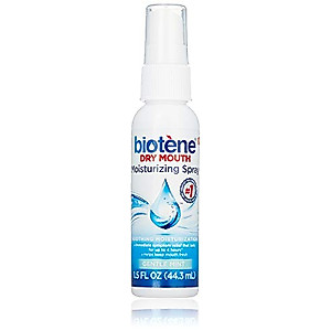 biotene Moisturizing Mouth Spray Gentle Mint, 1.5 FL OZ (Pack of 4