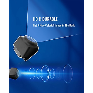 Rear Park Assist Camera for Cadillac GM SRX 2010-2015, 23205689, Far Infrared Wide Angle HD Night Vision Waterproof, Replacement Tailgate Rear View Backup Reverse Safty Cameras