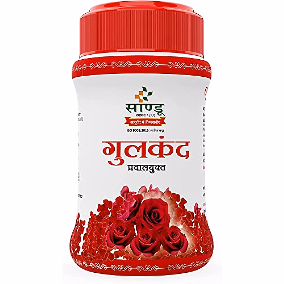 Sandu Gulkand (Pravalyukta) 400 GMS | Nourishing & Body Cooling Ayurvedic Medicine - by easybuy90