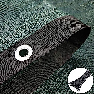 LOVE STORY Dark Green Privacy Screen Fence 5'x25', Fence Covering Privacy of 88% Shade Rating,200 GSM Shade Fabric Mesh Cover Heavy Duty for Chain Link Outdoor Fence, Patio, Wall Garden