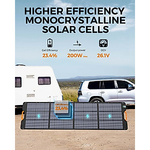 FOSSiBOT F2400 Portable Power Station 2400W, 2048Wh LiFePO4 Battery Backup/6 x 110V AC 2400W Outlets (4800W Peak), 16 Ports, 1.5H Fast Charging, LED Solar Generator for Home Use Camping RV Emergency 1