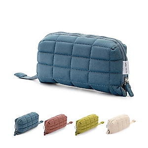 Mr. Pen- Large Capacity Pillow Pencil Case, Blue Pencil Pouch, Pencil Bag, Pen Case, Pen Pouch, Pen Bag, Pencil Pouches, Pencil Bags, School Pencil Case, College Pencil Case, Makeup Pouch