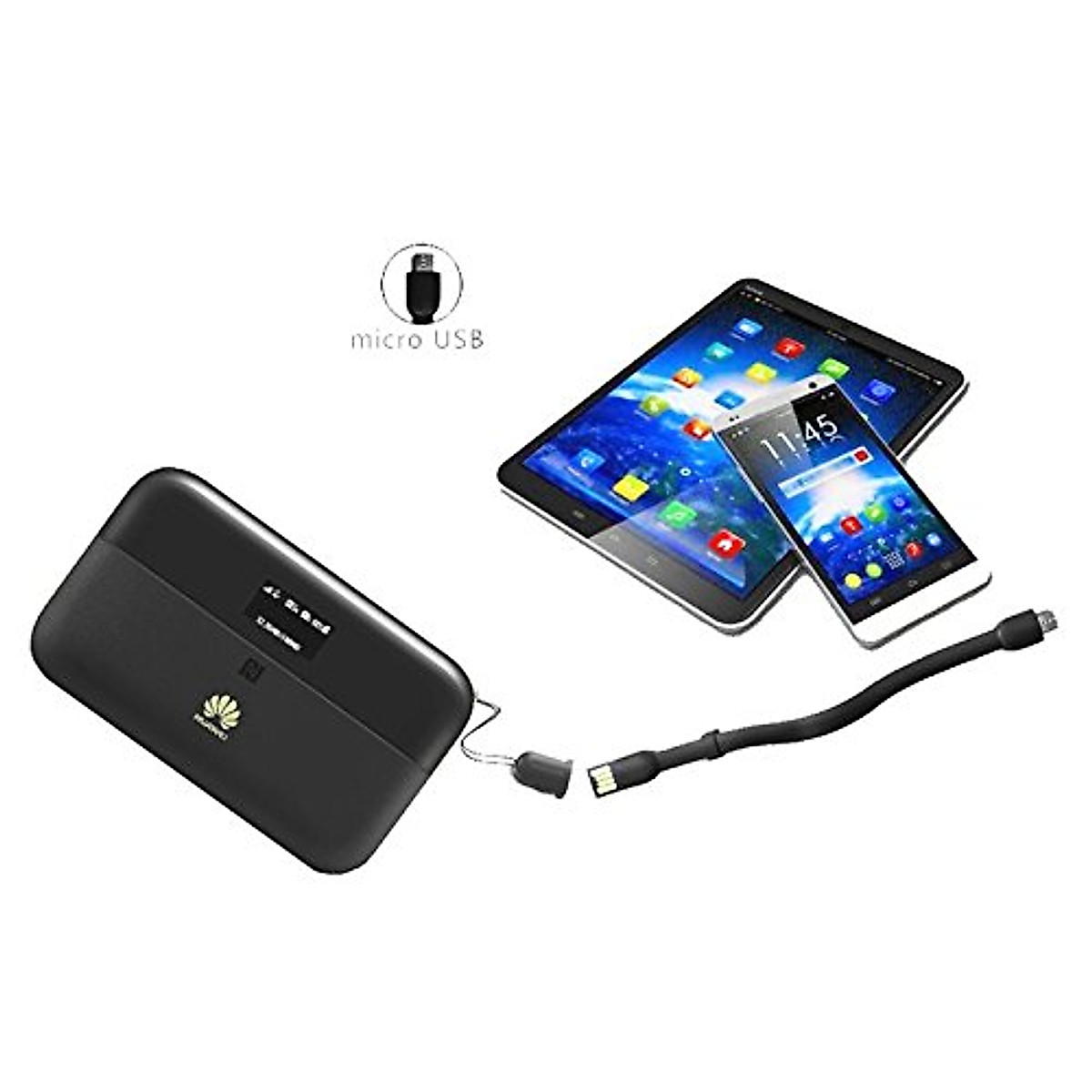 Original Unlocked Hua WEI WiFi 2 Pro E5885LS-93A E5885 300Mbps 4G LTE Mobile WiFi Hotspot Black