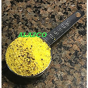 3pc STAINLESS STEEL ALAZCO COFFEE MEASURING SCOOP 1/8 CUP - Kitchen Baking Cooking Measuring Scoop Spice Herbs Salt Sugar Flour Cocoa Protein Powder Keto Cream Scoop