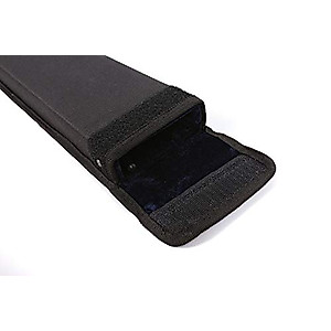 Yinfente Upright Double Bass Bow Case for One French German Bass Bow bag With Shoulder Strap (Black)