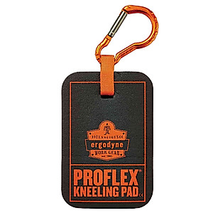 Ergodyne - 18565 ProFlex 365 Mini Kneeling Pad with Carabiner, 4" x 6" x 1", Black