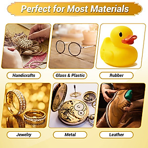 B7000 Fabric Glue with Precision Tips, Upgrade Industrial Strength Adhesive B-7000 Glue Clear for Jewelry Crafts DIY, Metal, Stone, Rhinestone Gems Gel, Glass, Fabric, Cell Phone Repair (50 ML)