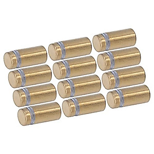 Standoff Screws, 12Pcs Indoor Outdoor Wall Standoffs Rust Proof with Anchor for Displaying