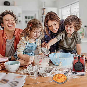 Ross Acquisition Inc. Star Wars DIY Pancake Making Kit,Mandalorian The Child and Darth Vader Shaped Cast Iron Skillets with Mix for Pancakes,Baking Gift Sets,Set of 2