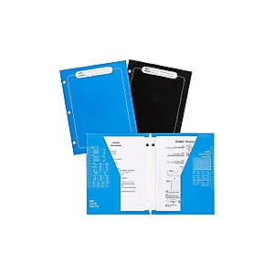 Trapper Keeper Binder, Retro Design, 1 Inch Binder Includes 2 Folders and Extra Pocket, Metal Rings and Spring Clip, Secure Storage, Shapes, Mead School Supplies (260038CQ1-ECM)