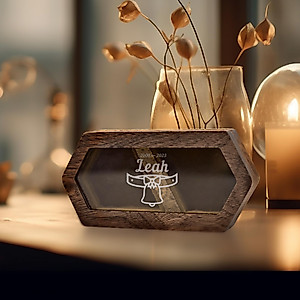 Pet Memorial Box Wooden Pet Urns Personalized Pet Box with Name Pet Memorial Tooth and Hair Case