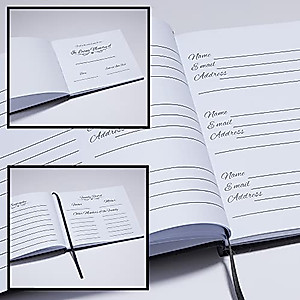 SAMKEDOO Funeral Guest Book | Funeral Book | Guest Book for Funeral | Celebration of Life | Funeral Guest Book for Memorial Service | Celebration of Life Guest Books | Share a Memory Cards