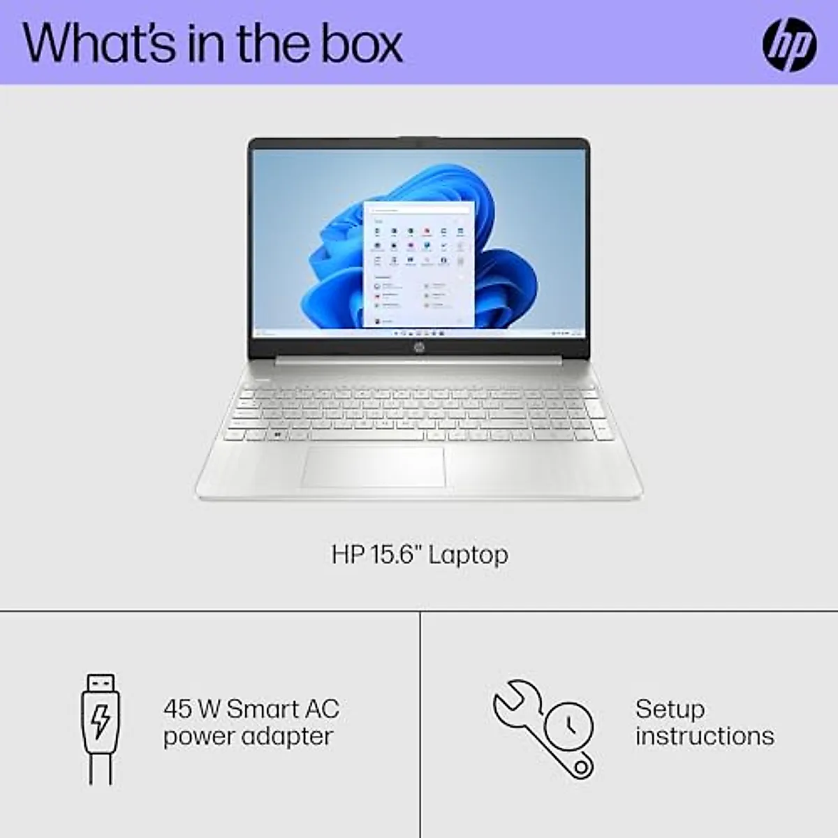 HP Laptop 15-dy2718nr, 11th Generation Intel® Core™ i7-1165G7, Intel® Iris® Xe Graphics, 12 GB DDR4, (15-dy2718nr, silver)