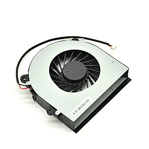 BAY Direct Replacement CPU Cooling Fan for ADDA AB7905HX-DE3 6-23-AW15E-010 6-23-AW15E-011 6-31-W35SS-103 6-31-W370S-101 & Clevo W150 W150er W350 W350ETQ W370 W370ET W230SS W230ST W230SD W350ET Series